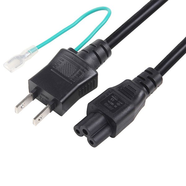 Quality JIS Japan Power Cord Plug Black 3 Pin Jet PSE Approval 7A 15A 125V for sale
