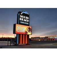 Quality P10 Outdoor Full Color LED Display IP65 Customized Screen Dimension for sale