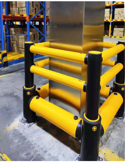 HC MC  Building Post Safety Barrier Warehouse flexible anti-collision system FS-2023A