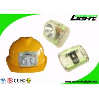 Quality 15000 Lux Mining Cap Lights PC ABS Material OLED Screen With Transparent Body for sale