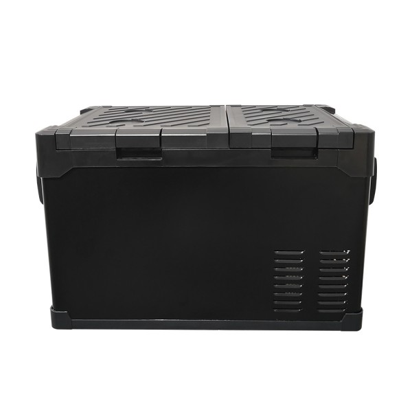 Quality 35l Dc Compressor Mini Car Refrigerator For Tesla Car Fridge Freezer In Armrest Design for sale