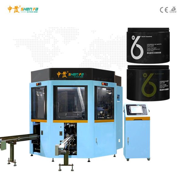 Quality Round Jars Auto Silk Screen Printing Machine With Servo Control System for sale