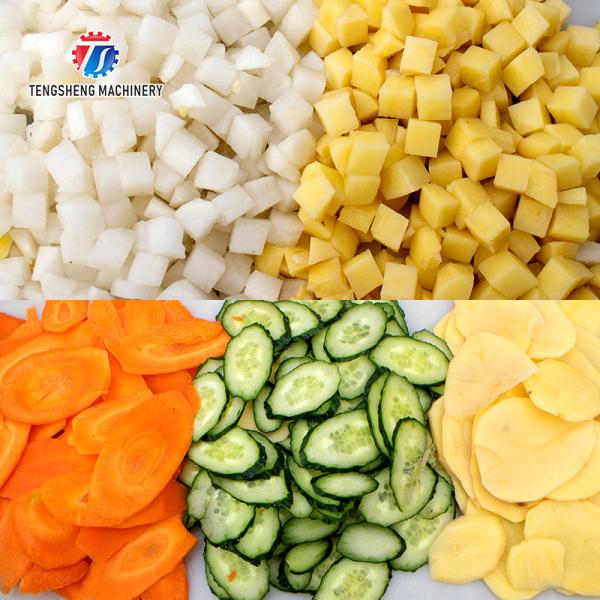 Quality Tengsheng Infeed Chute Fruit Processing Machine Cucumber Lime Fracturing for sale