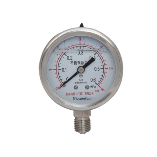 Quality 4Inch 100MM Stainless Steel Pressure Gauge with Flange for sale