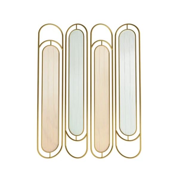 Quality Stained Glass Room Divider Screen Decorative Metalwork Hanging Partition for sale