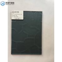 Quality 3mm 4mm 6mm Grey Tinted Moru Patterned Tempered Glass Fence Panels Toughened for sale