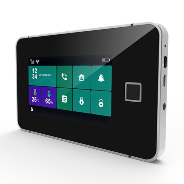 Quality Tuya GSM Touch Screen Home Security Systems 850/900/1800/1900MHz for sale