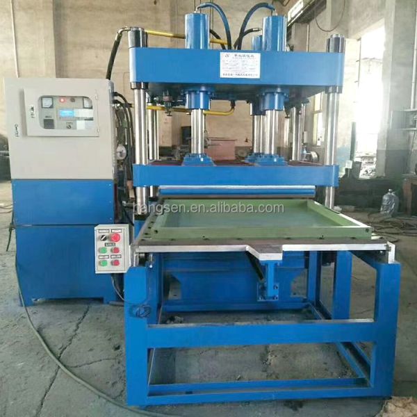 Quality Gym Rubber Floor Tiles Making Machine Plate Vulcanizing Press 5.5KW for sale
