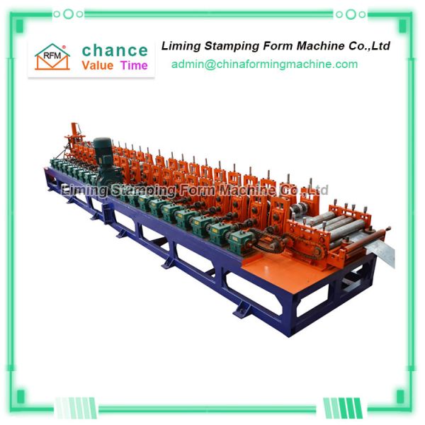 Quality Downspout Gutter Roll Forming Machine 18 Steps solid Shaft for sale