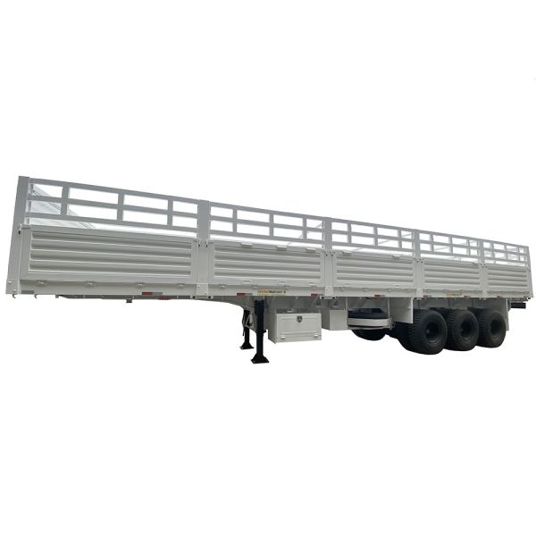 Quality Customers Optional CIMC HUAJUN Semi-Trailer for Strong Fence Trailers 60tons 80tons for sale