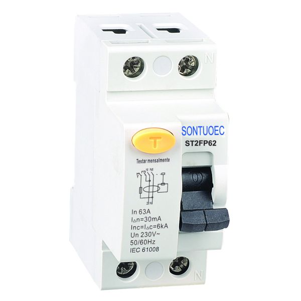 Quality Light Weight Circuit Breaker With leakage current Protection Double Pole for sale