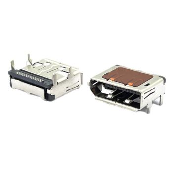 Quality 0.5AMP Displayport Mini Usb Solder Connector 90 Degree SMT DIP For PCB Board for sale