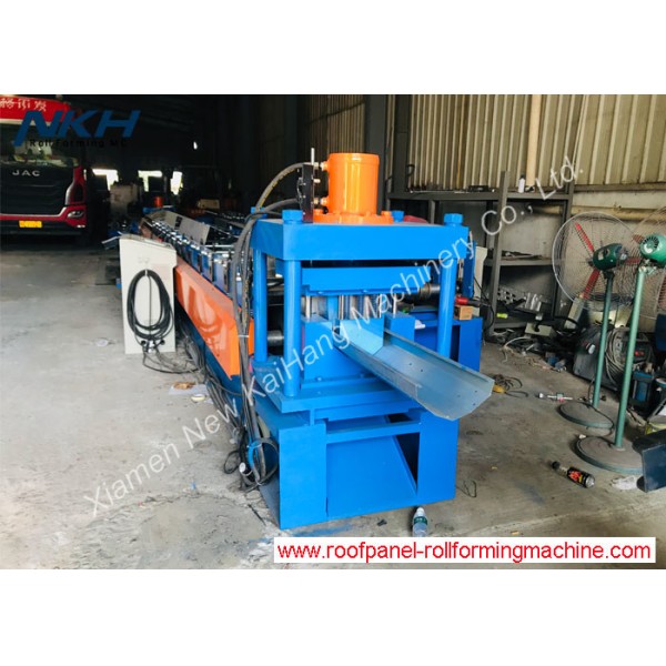 Quality Full Automatic Roof Gutter Roll Forming Machine With 12 Months Warranty for sale