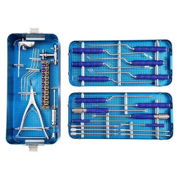 Quality Surgical TLIF PEEK Cage PEEK T-PAL Spacer Spinal Instrument Set for sale