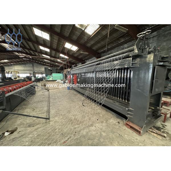 Quality 30KW Galvanized Wire Heavy Duty Gabion Weaving Machine for sale