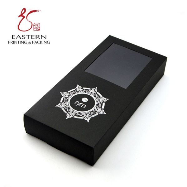 Quality 350gsm Black Paperboard Packaging Box for sale