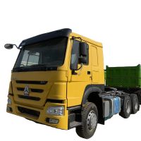 Quality WEICHAI Euro 3 Tractor Head Sinotruk Tractor Truck Single Row Howo T7h Tractor for sale