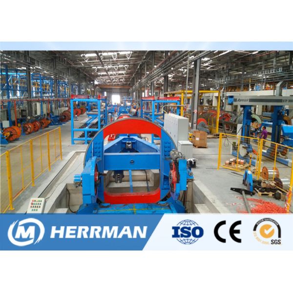 Quality Drum Twister Lay Up Machine With Caterpiller For Energy / Telephone Cable for sale