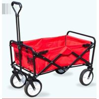 Quality Customised Foldable Wagon Cart Four Wheel Iron Platform Collapsible Utility for sale