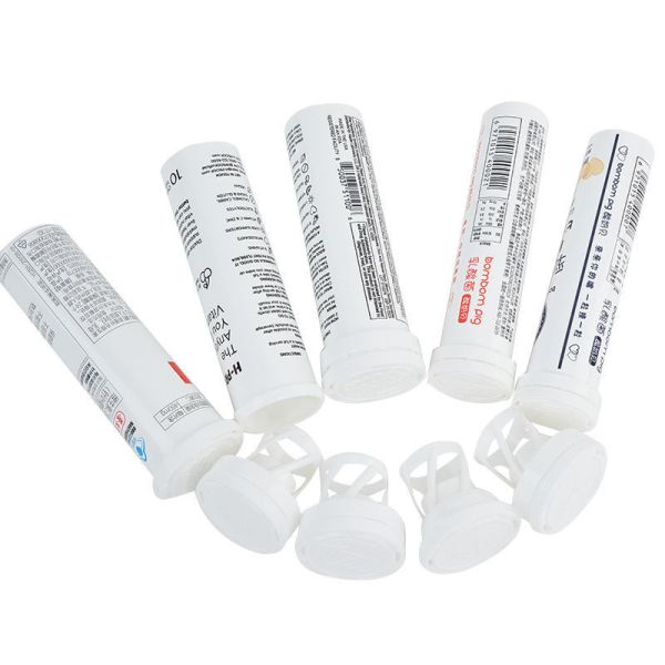 Quality PP Material Vitamin C Plus Effervescent Tablet Bottle Custom Logo Empty Pill for sale