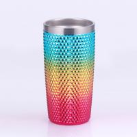 Quality Bling Diamond Screw Lids Personalized Glitter Plastic Water Bottle 20 Oz for sale