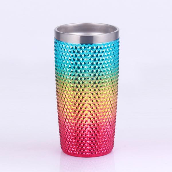Quality Bling Diamond Screw Lids Personalized Glitter Plastic Water Bottle 20 Oz Reusable Water Bottle Customized Logo Great Studded Tumbler Choose for sale