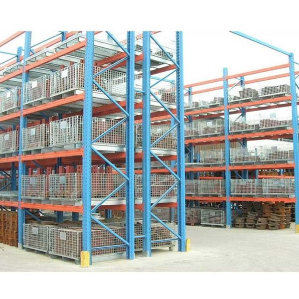 Quality Corrosion Protection Heavy Duty Sheet Metal Stacking Pallet Rack Beam Racking for sale