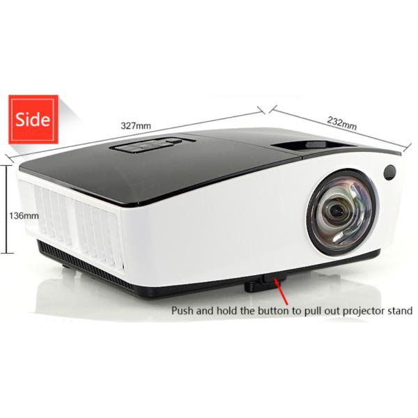 Quality 280W DLP Laser Projector 1024 x 768 XGA DLP Short Throw Projector Lamp Projector for sale