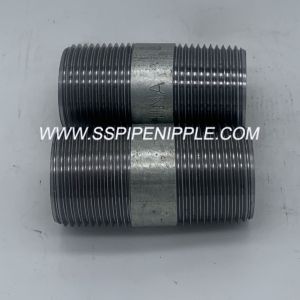 Quality Seamless Galvanized Pipe Nipple Welded Male Threaded Pipe Nipples for sale