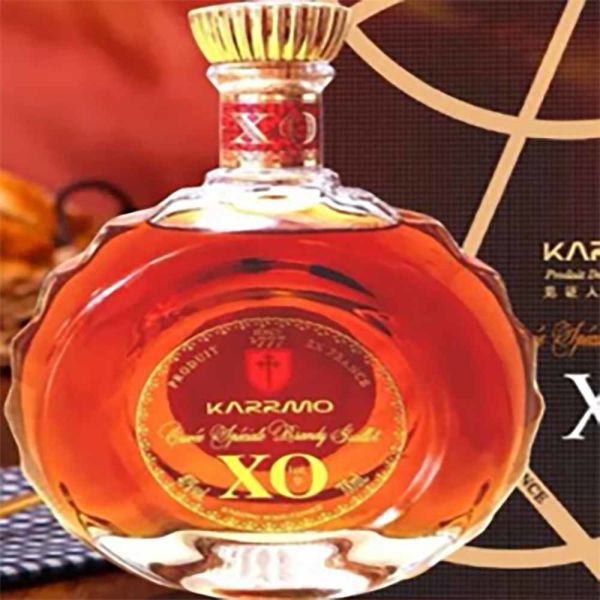 Quality  Brandy Glass Bottle 500ml 700ml Glass Spirit Bottles for sale