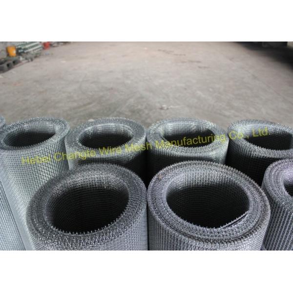 Quality Square Rolls Stainless Steel Plain Weave Crimped Mesh Screen for sale
