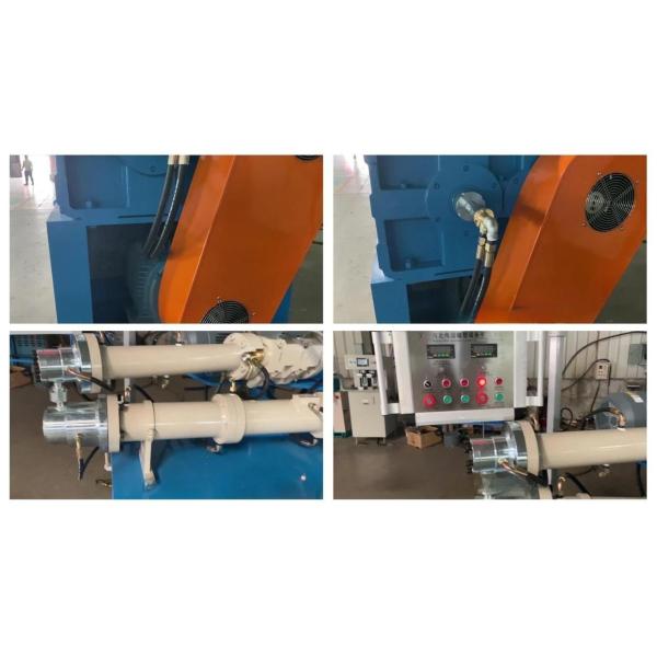 Quality PLC Automatic Temperature Control Cold Feed Silicone Extruder / Rubber Extruder for sale