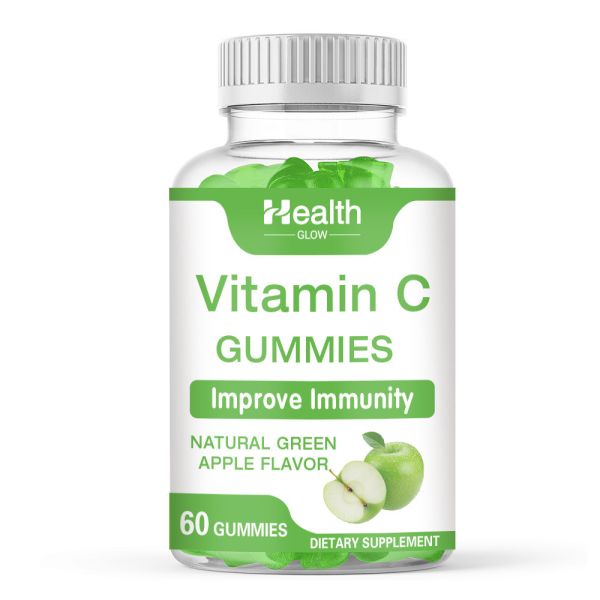 Quality Green Apple Vitamin C Gummies Immune booster 60ct OEM for sale