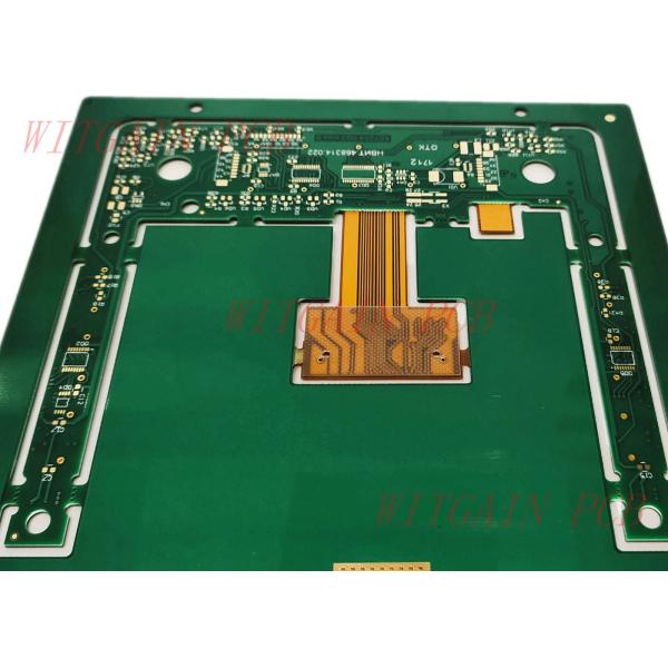 Quality 0.2MM Min Hole 6 Layer 1.2MM Rigid Flex PCB Board for sale