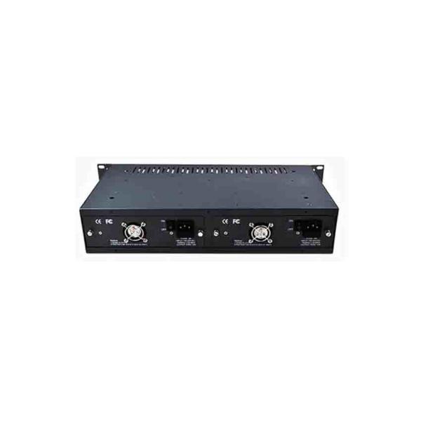Quality FCC Rack Mount Media Converter Chassis 2U 14 Slots for sale