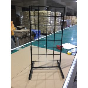 Quality Powder Coated All Double Wire Grid Display Rack For Shop 12"W X24"H for sale