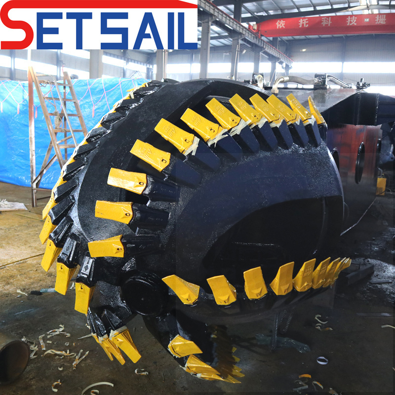 at Latest 6 Inch Cutter Suction Dredger with Pump