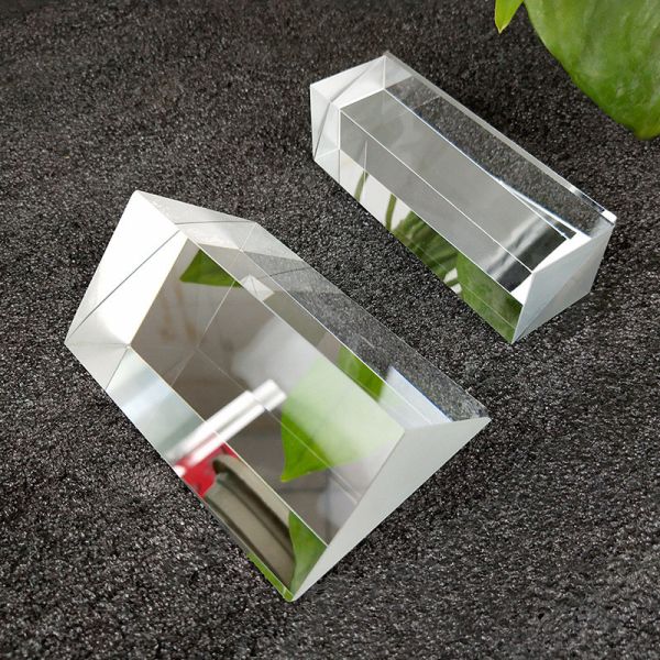 Quality Custom High precision Optical BK7 Glass Suncatcher Crystal Prism Right Angle for sale