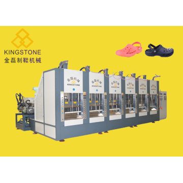 Quality Single Color EVA Foam Injection Molding Machine , Chappal Making Machine for sale
