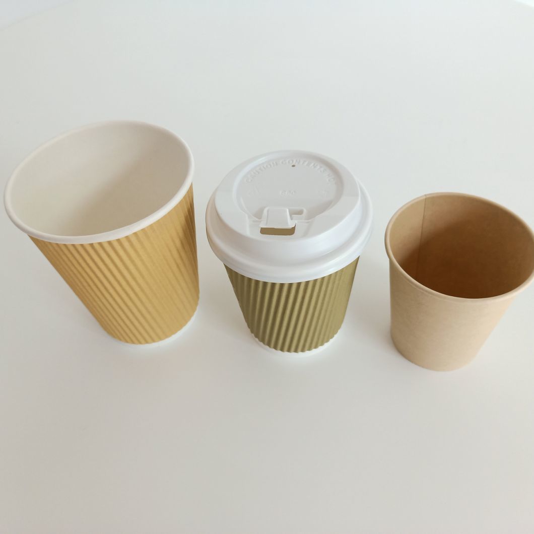 Professional Supply High Quanlity Disposable Takeout Double Wall Coffee 8 Oz Disposable Paper Cup