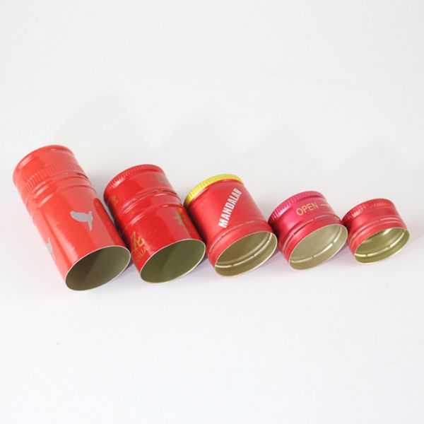 Quality Pilfer Proof Liquor Wine Bottle Cap Seals 15mm Height Custom Made for sale