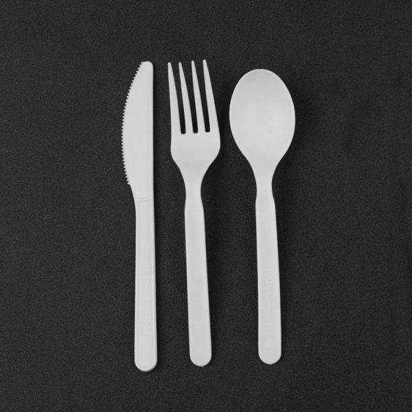 Quality Flatware Biodegradable Cpla Fork and Tea Spoon Knife for Everyday Eco-Friendly for sale