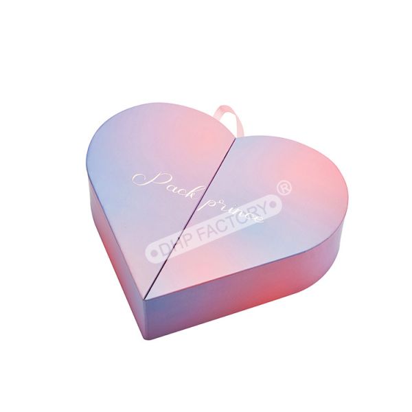Quality Beauty Makeup Subscription Luxury Cosmetic Packaging Boxes Heart Shape for sale