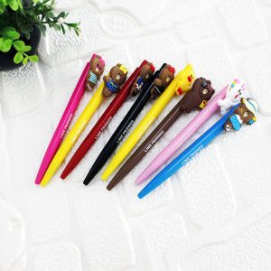 Quality 0.015kg Assorted Color Kawaii Cute Cartoon Image Stationery Click Presses Gel for sale