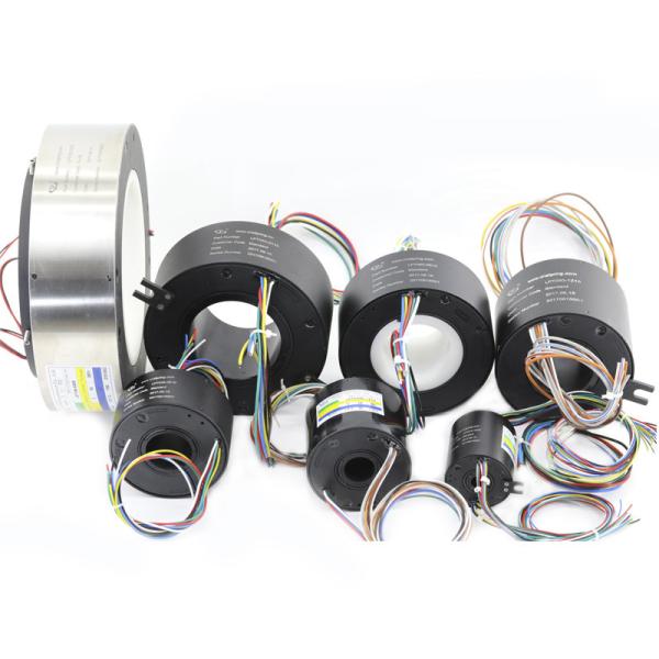 Quality Customizable Rotary Slip Ring Through Hole Design Precious Metal Contacts for sale