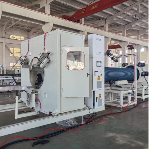 Quality Large Diameter Polyethylene Corrugated Pipe Extrusion Line For 1600mm Max Diameter for sale
