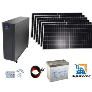 Quality No Pollution 10KW Off Grid Solar System Kits With Battery Storage for sale