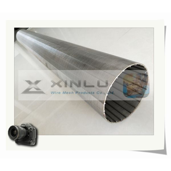 Quality Wedge Wire Water Well Screen Pipe 114mm Diameter Non Clogged For Dewatering for sale