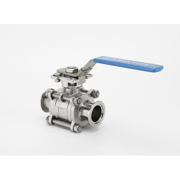 Quality SS316L Sanitary ISO Vacuum Fittings , Stainless Steel 3PC Ball Valve for sale