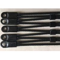 Quality 7*19 Structure Black Stainless Steel Wire Rope Net For Plant for sale